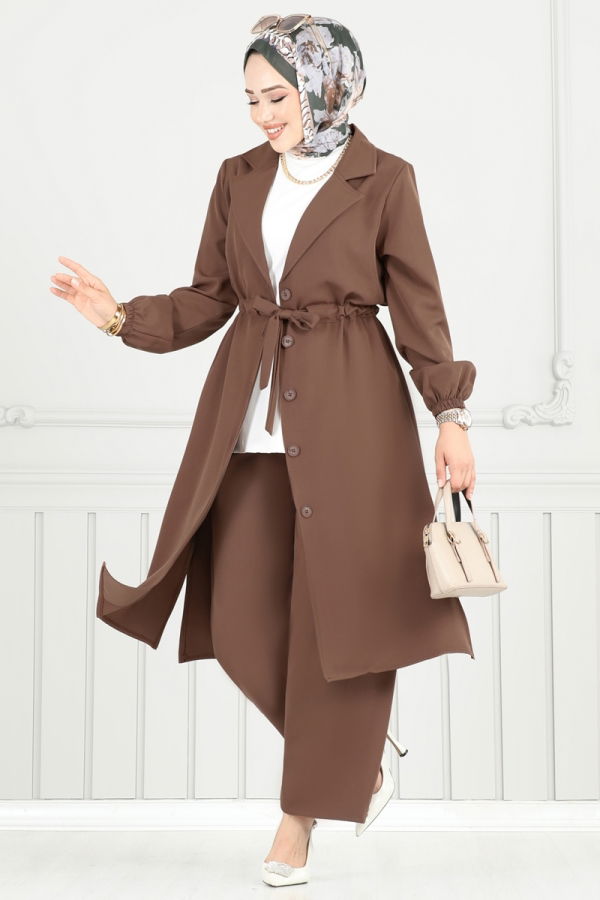 Combined 021MR1078 Light Brown - Moda Selvim