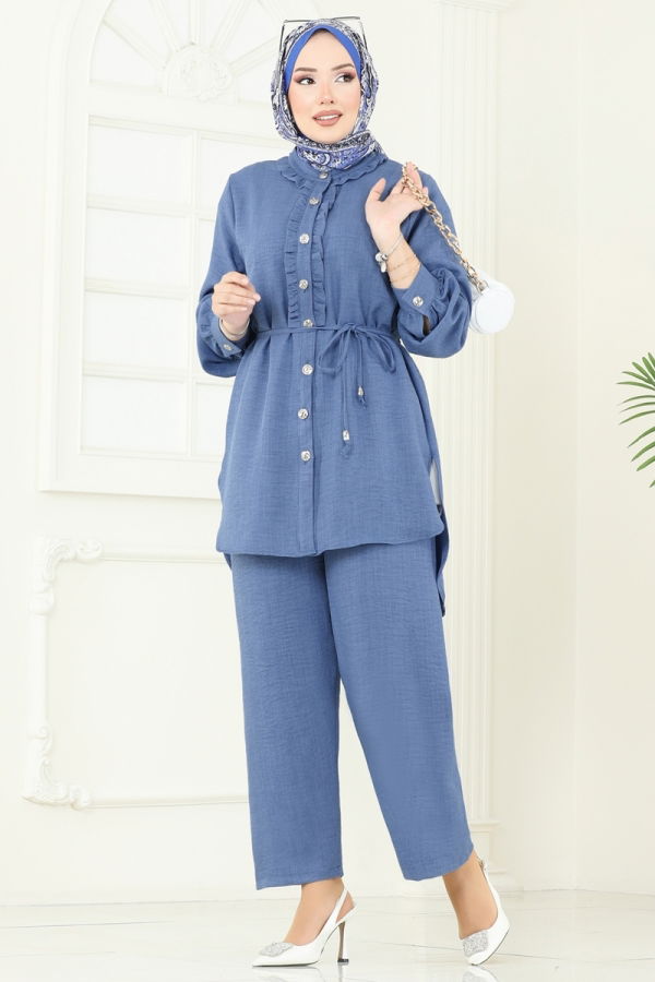 Combined 022MR1078 Indigo - Moda Selvim