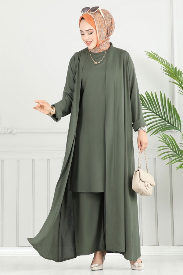 Combined 0342BG354 Khaki - Moda Selvim