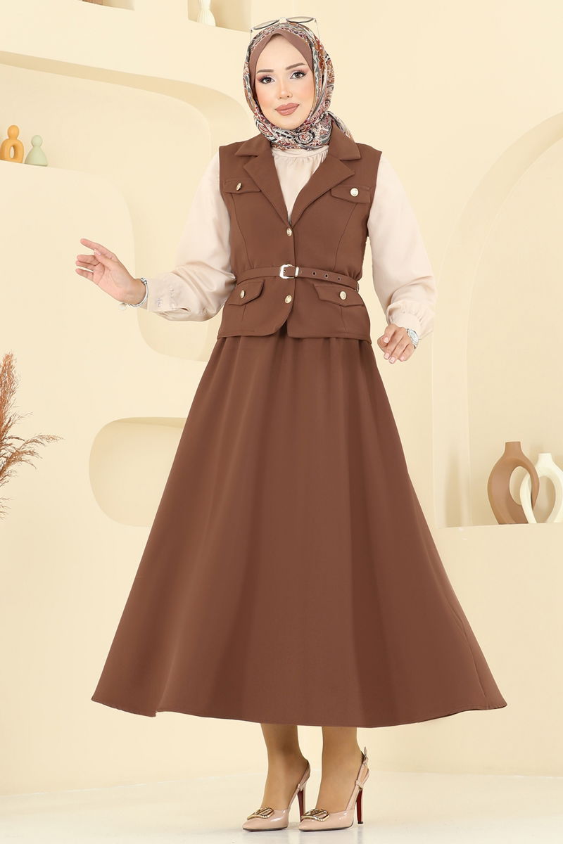 Combined 1053MP806 Brown - Moda Selvim