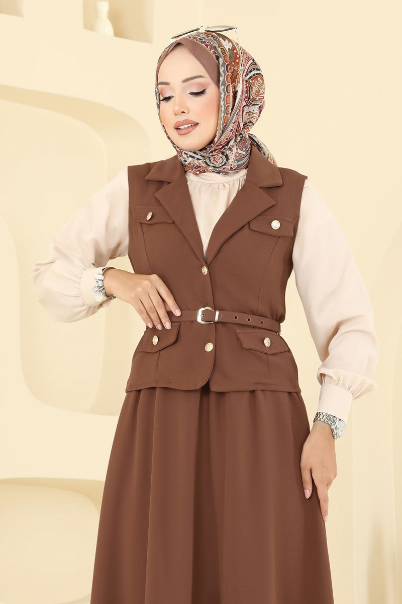 Combined 1053MP806 Brown - Moda Selvim
