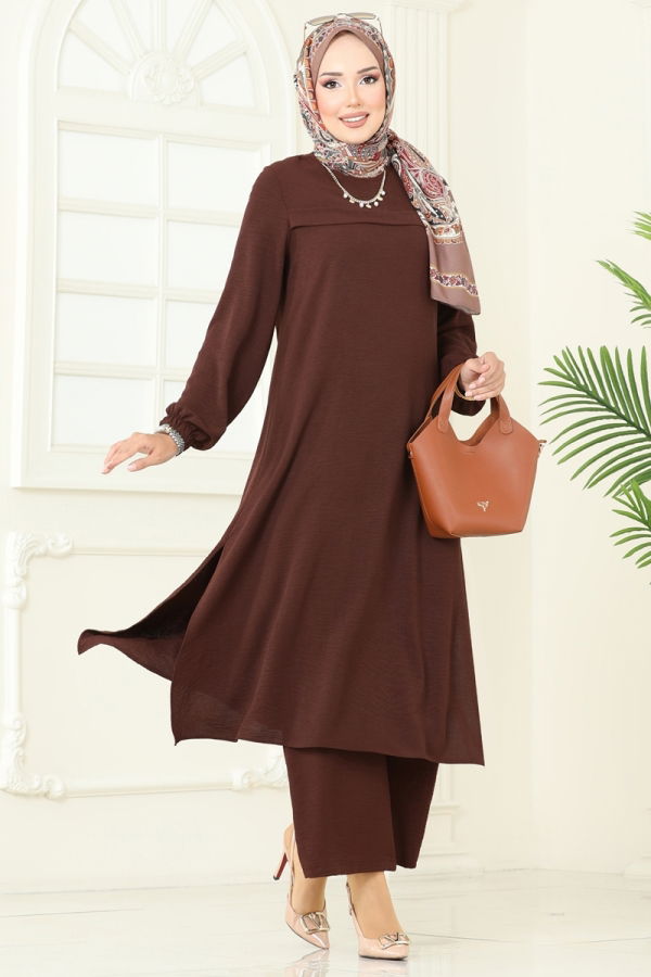 Combined 1996FON792 Brown - Moda Selvim