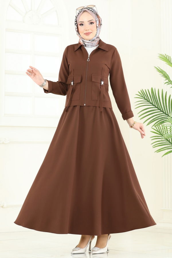 Combined 23015UKB139 Brown - Moda Selvim