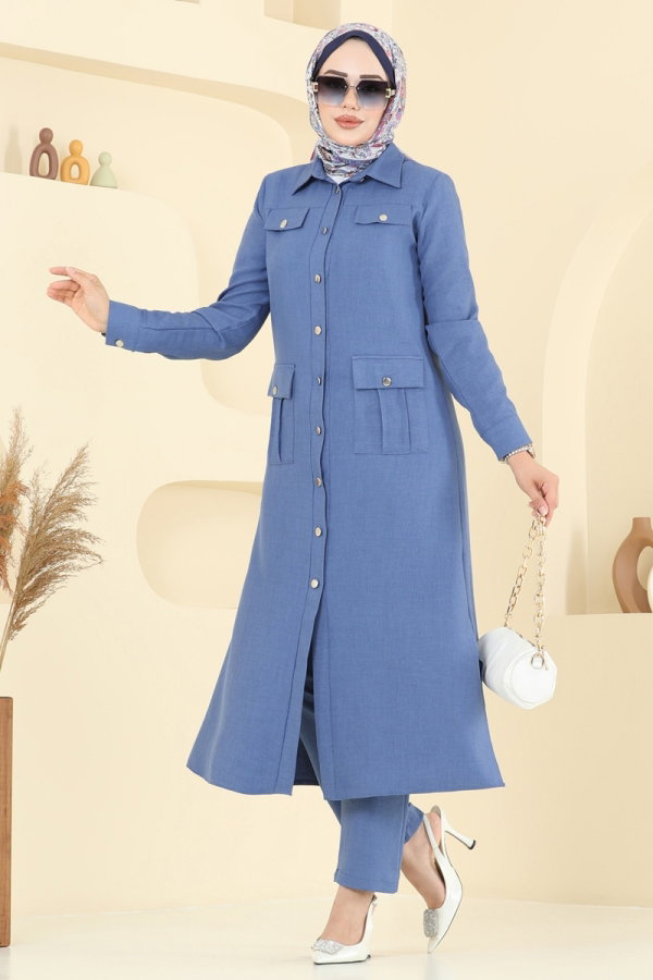 Combined 23026UKB139 Light Indigo - Moda Selvim