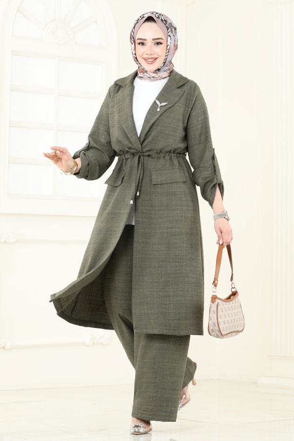 Combined 2584MP806 Khaki - Moda Selvim