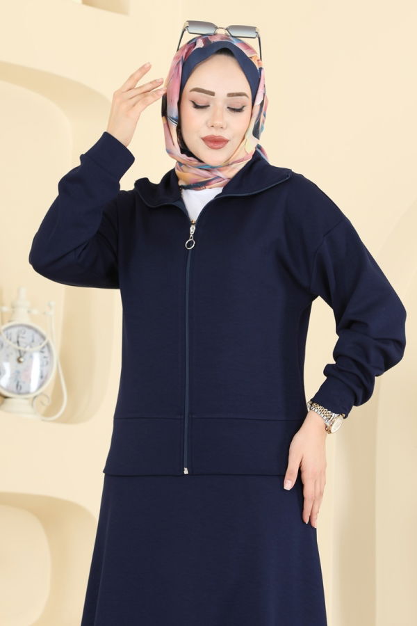 Combined 2601ERK1158 Navy Blue - Moda Selvim