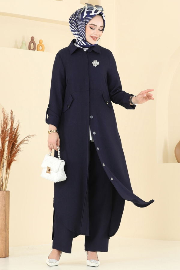Combined 2671SL432 Navy Blue - Moda Selvim