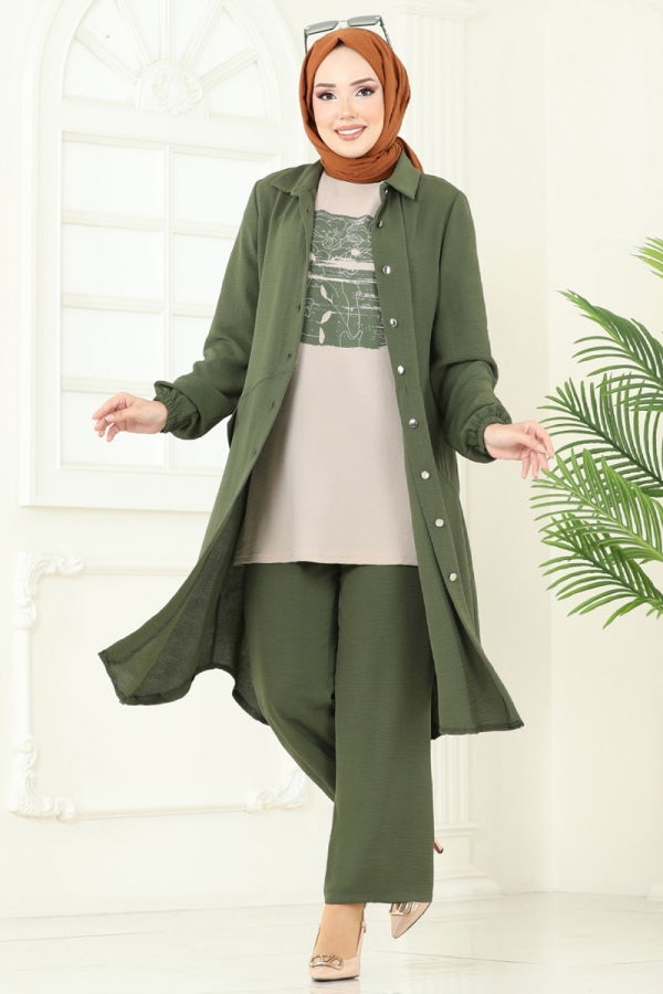 Combined 2676SL432 Khaki - Moda Selvim