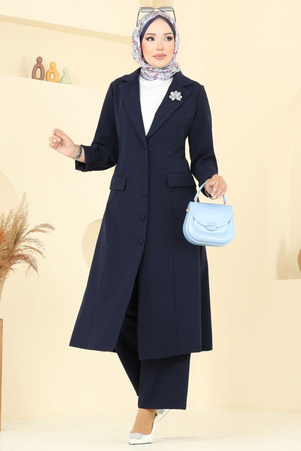 Combined 2685SL432 Navy Blue - Moda Selvim