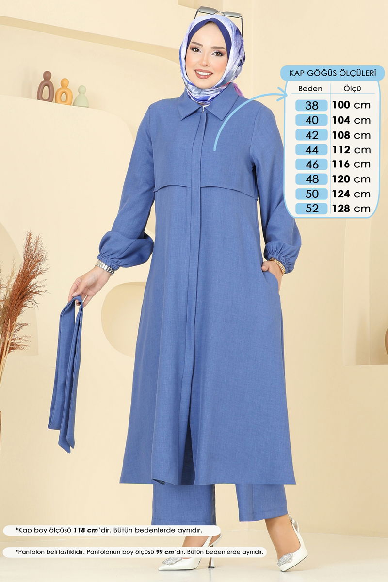Combined 2692SL432 Indigo - Moda Selvim