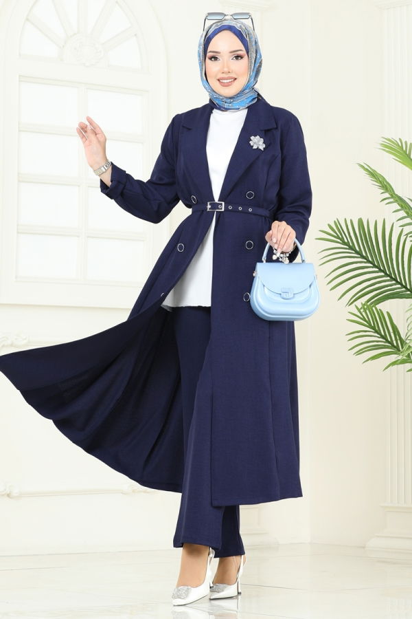 Combined 2696SL432 Navy Blue - Moda Selvim