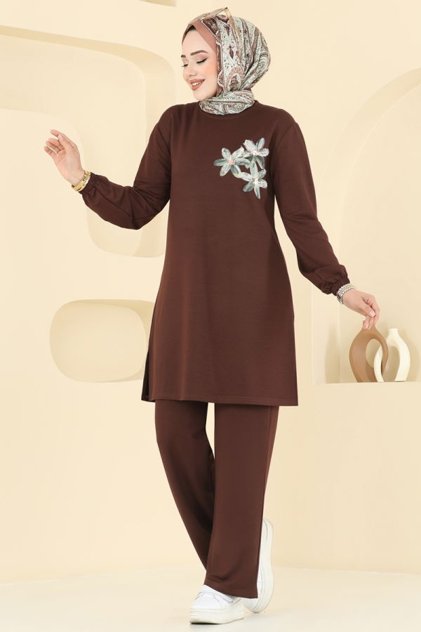 Combined 2706AYD574 Brown - Moda Selvim