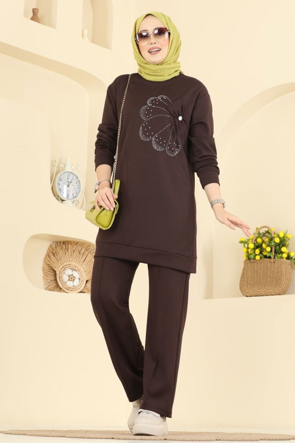 Combined 2726AYD574 Brown - Moda Selvim