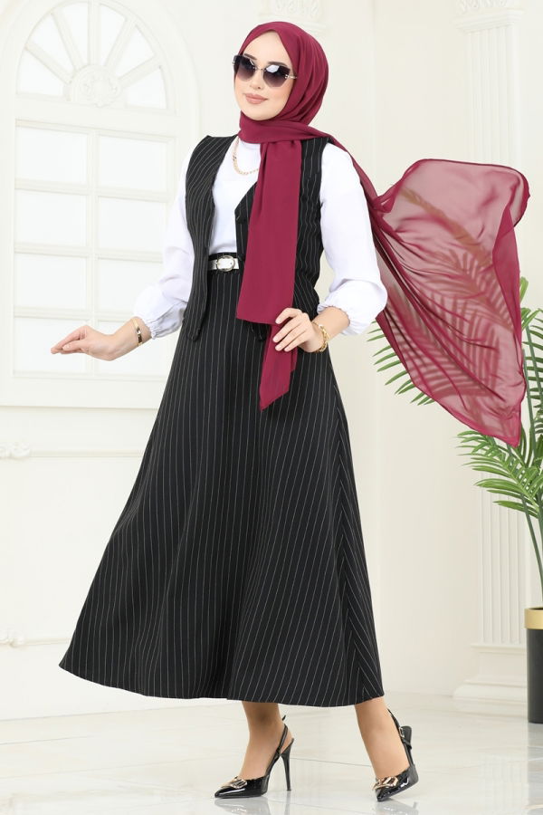 Combined 3001BLU797 Black - Moda Selvim