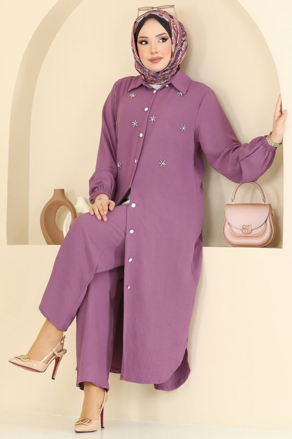 Combined 3099HBS856 Dark Rose Dusky - Moda Selvim