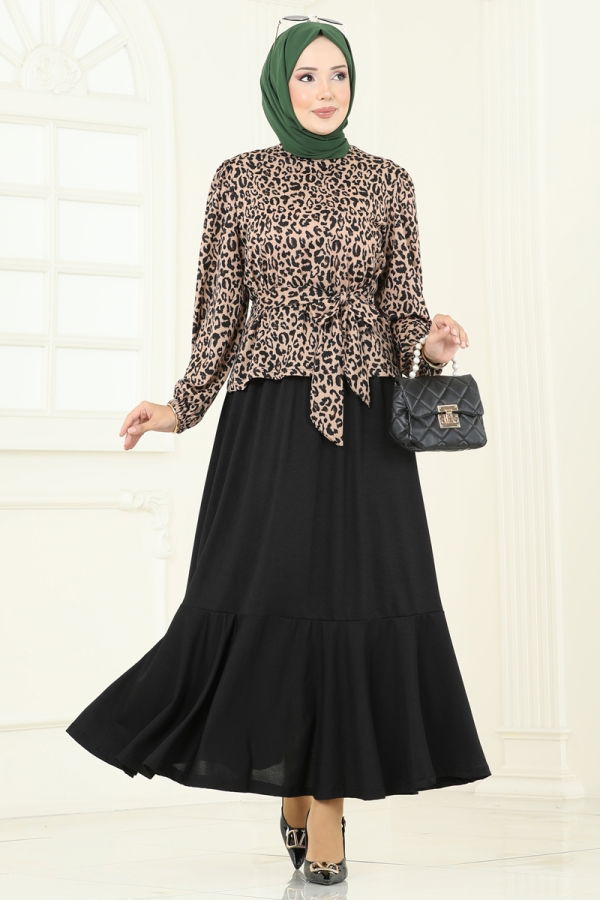 Combined 4114PM271 Pattern2 Leopard&Vision - Moda Selvim