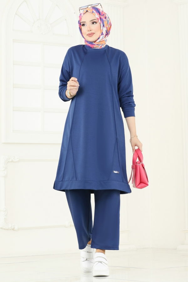 طقم 6033UZ662 ازرق - Moda Selvim