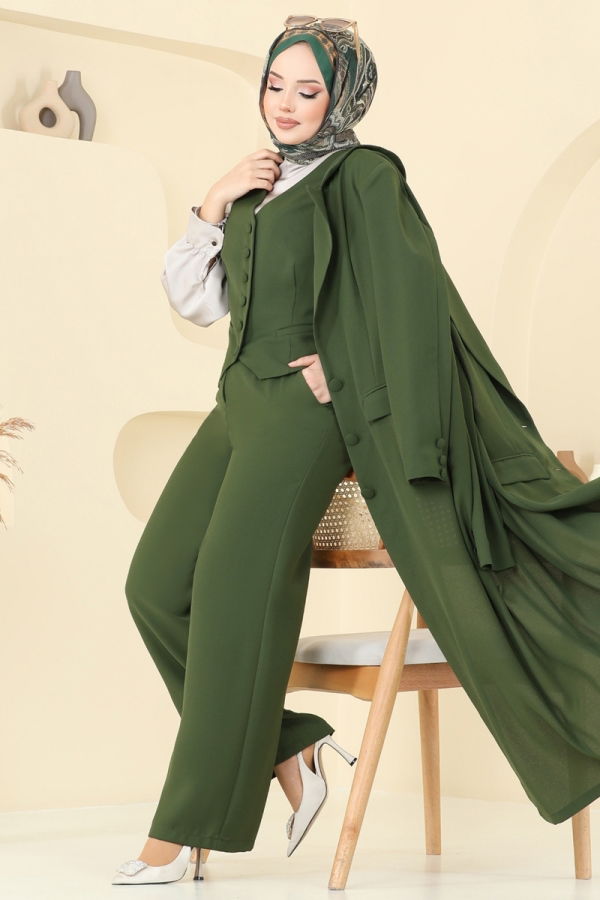 Combined 8036AB368 Khaki - Moda Selvim