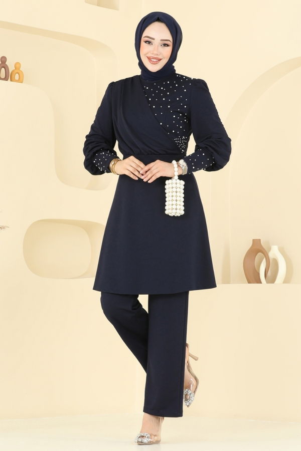 Combined ASM2809 Navy Blue - Moda Selvim