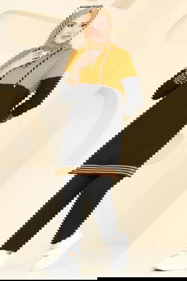 Combined PL9103 Dark Mustard - Moda Selvim