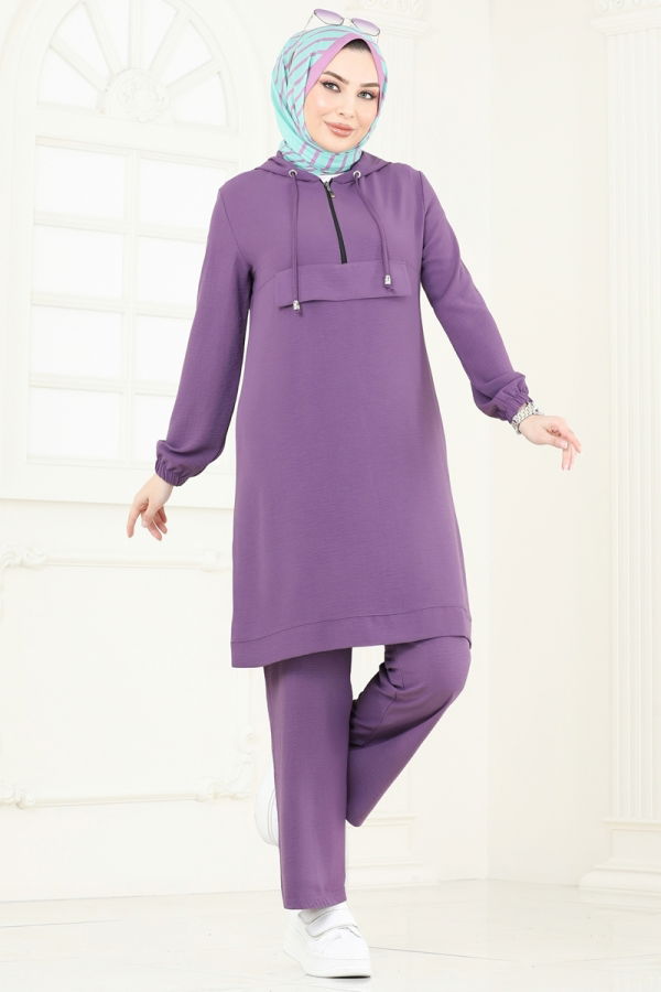 Combined PL9121 Dark Lilac - Moda Selvim