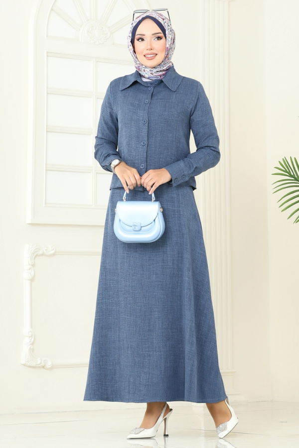 Combined PL9157 Indigo - Moda Selvim