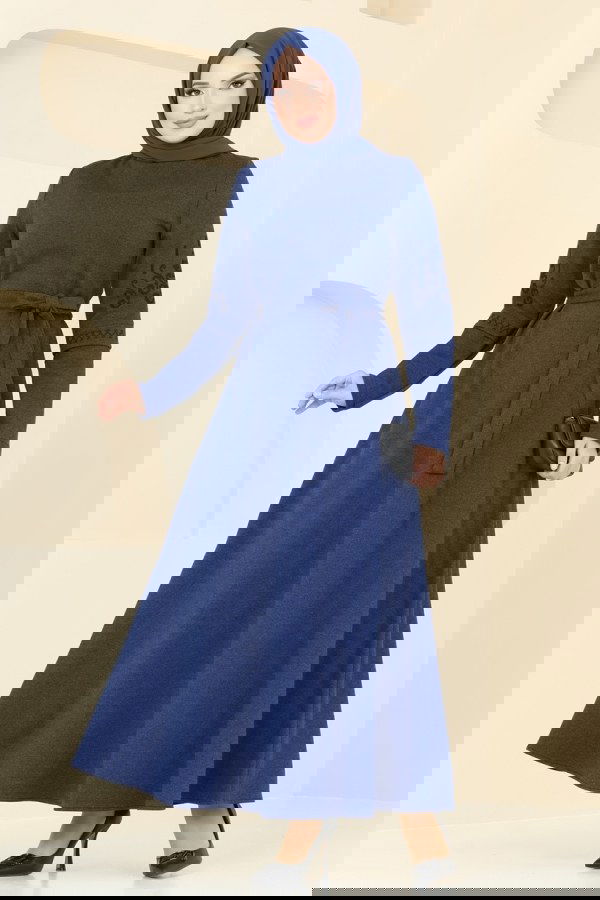 Dress PL9090 Saxe - Moda Selvim