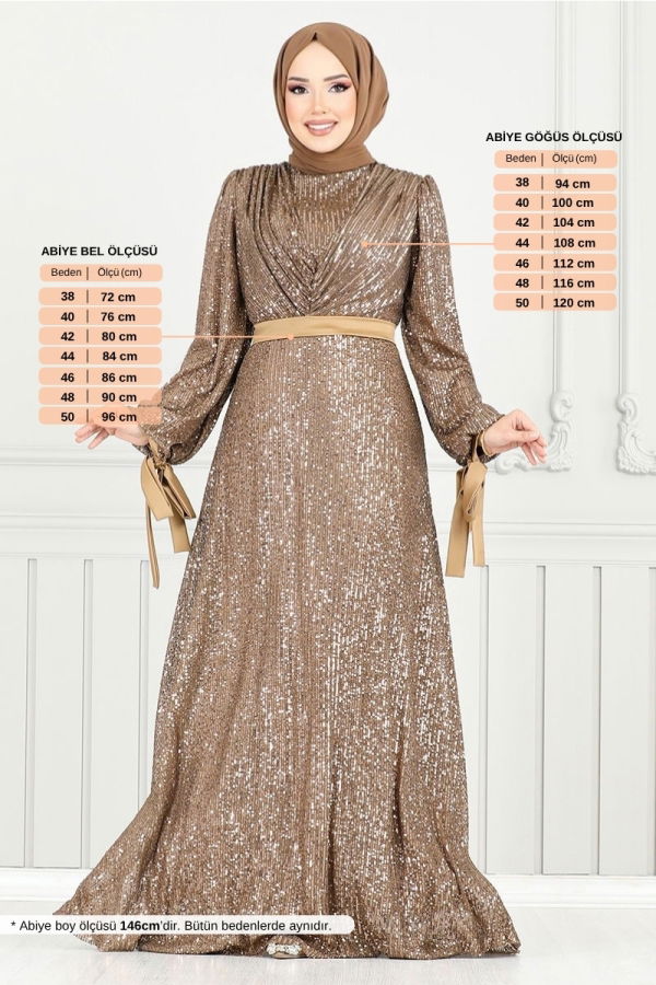 Evening Dress 5690END900-M Dark Vision - Moda Selvim