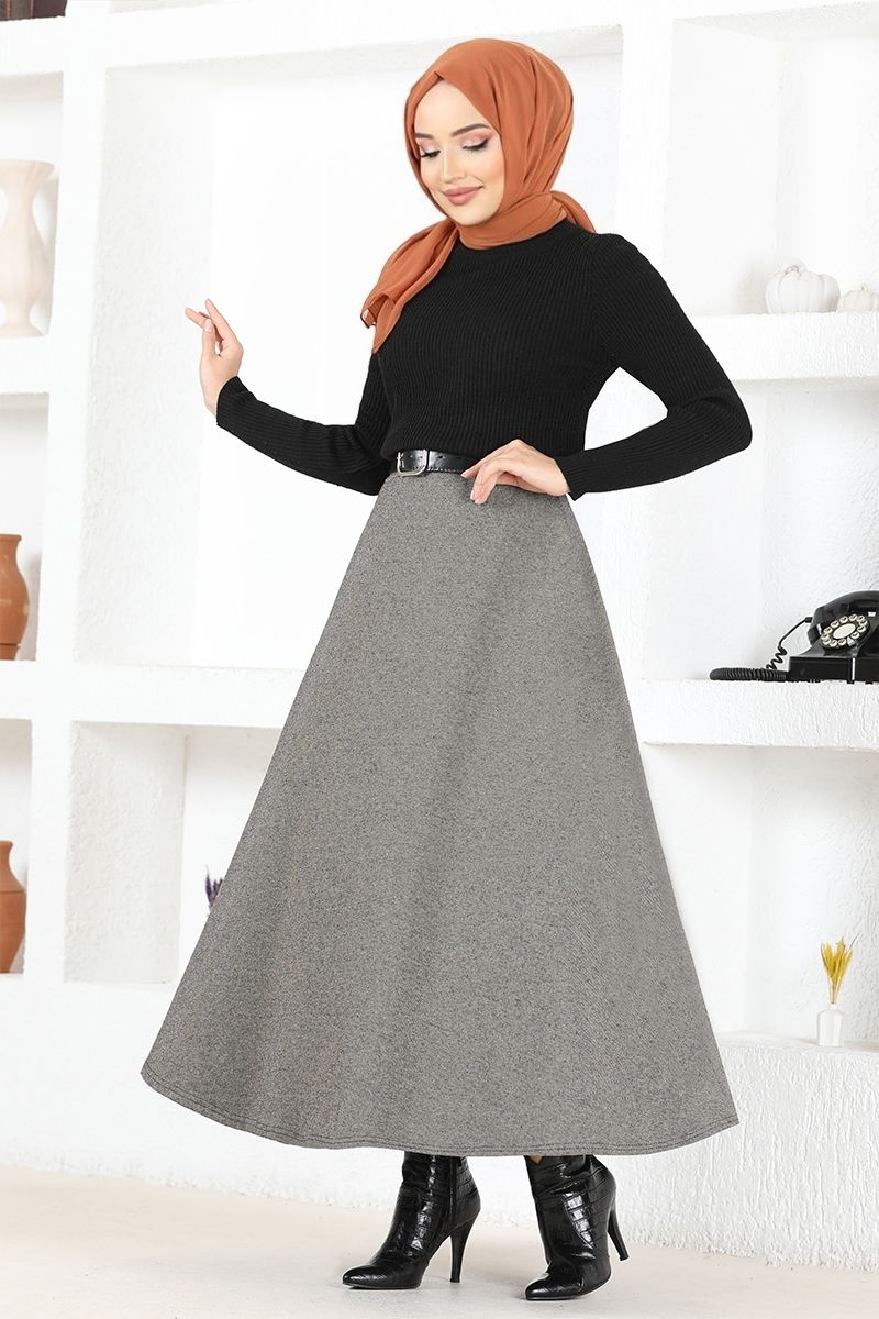 Mevlana Skirt MSL8170 Vizyon - Moda Selvim