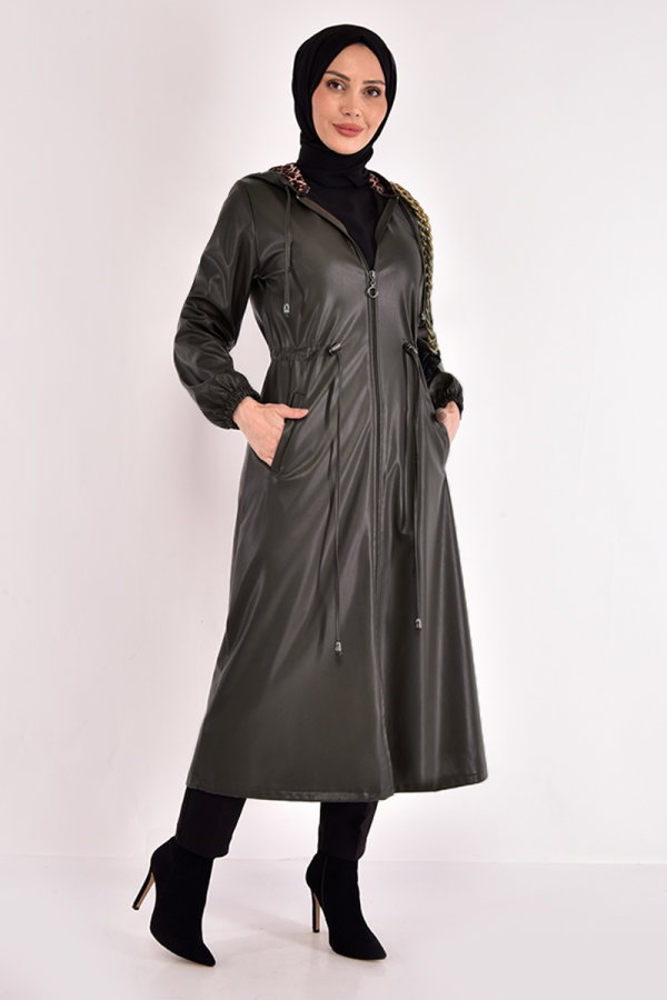 كاب ASM23130-M اخضر عفني - Moda Selvim