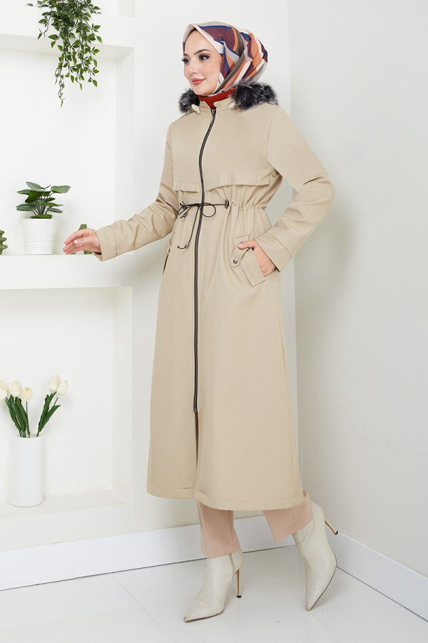 Trenchcoat MSS0838-M Stone - Moda Selvim