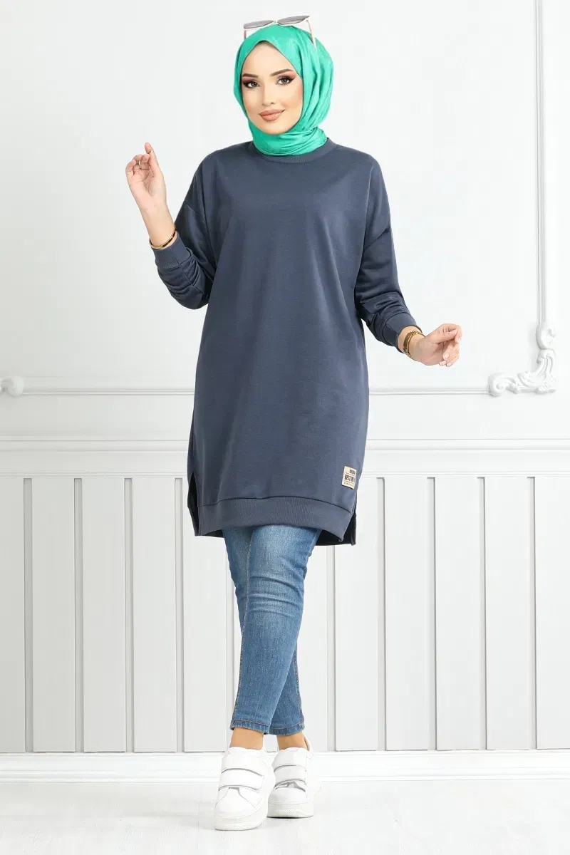 Tunic 20455ETT902-M Anthracite - Moda Selvim