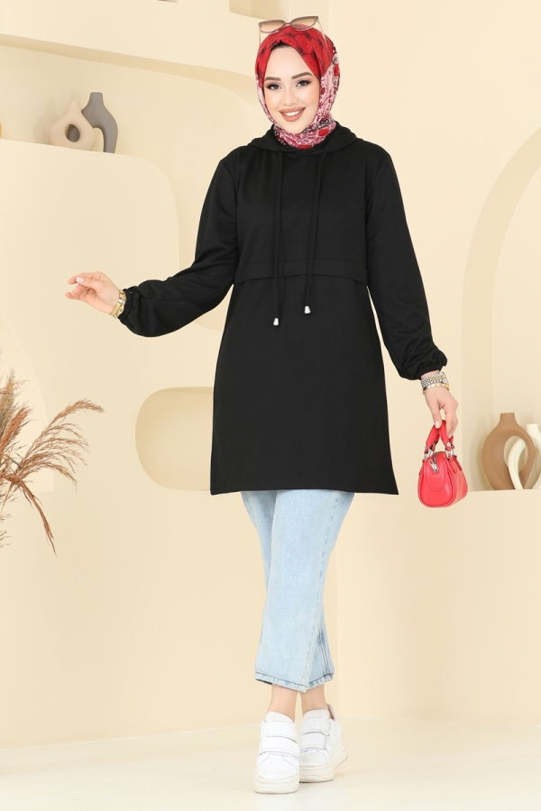 Tunic 806OZN1046 Black - Moda Selvim